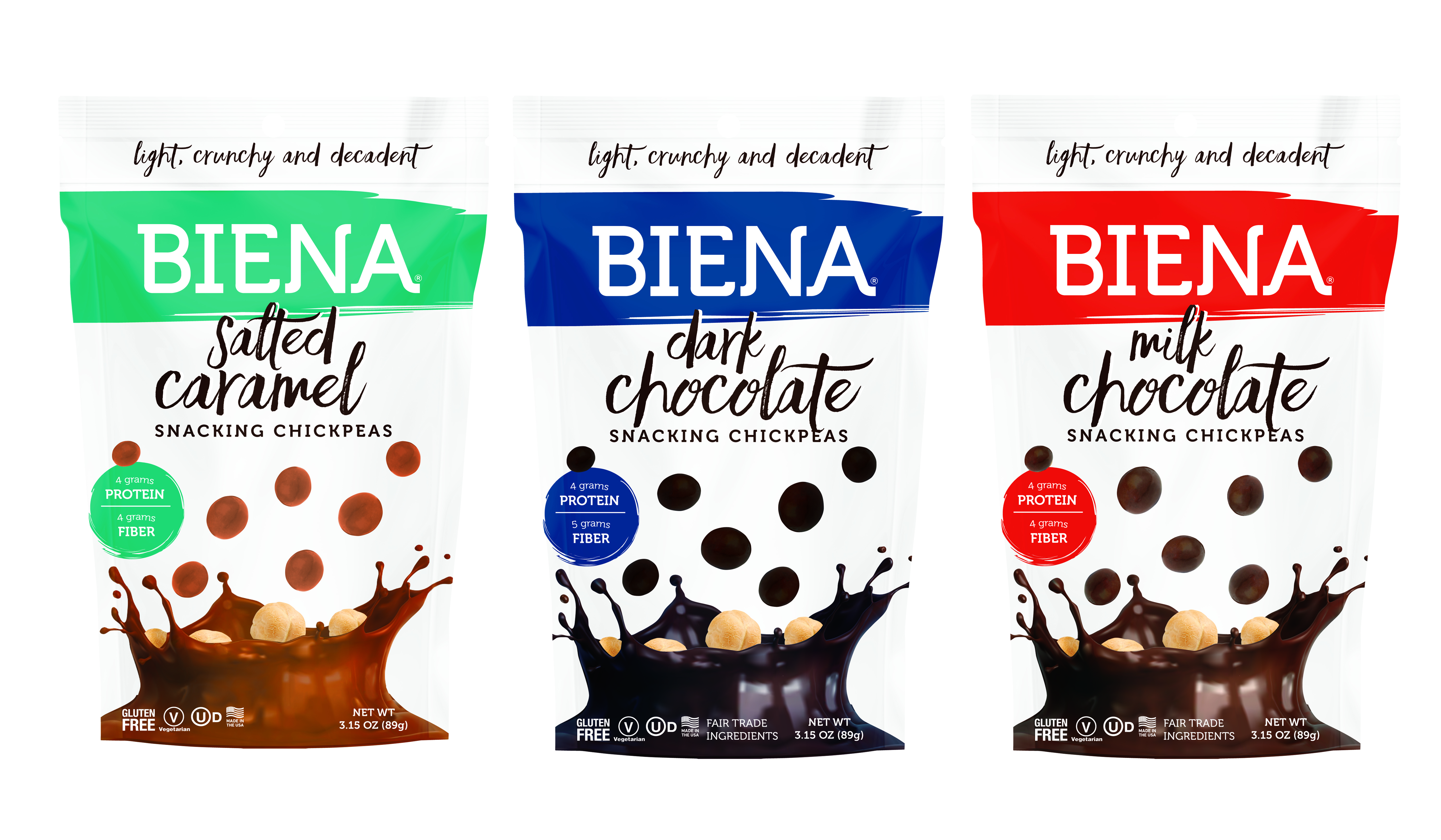 Biena Offers New Line of Chocolate-Covered Chickpeas | Nosh.com