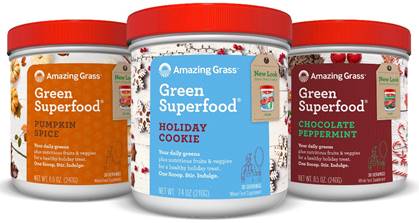 Amazing Grass Launches Limited Edition Seasonal Green SuperFoods | Nosh.com