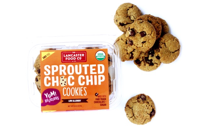 Lancaster Food Company Releases Sprouted Chocolate Chip Cookies | Nosh.com