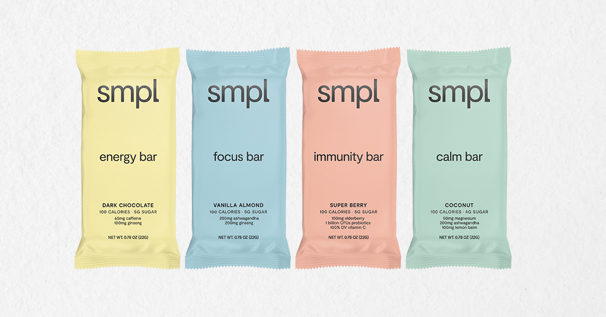 Functional Snack Maker SMPL to Relaunch With Bar Line | Nosh.com