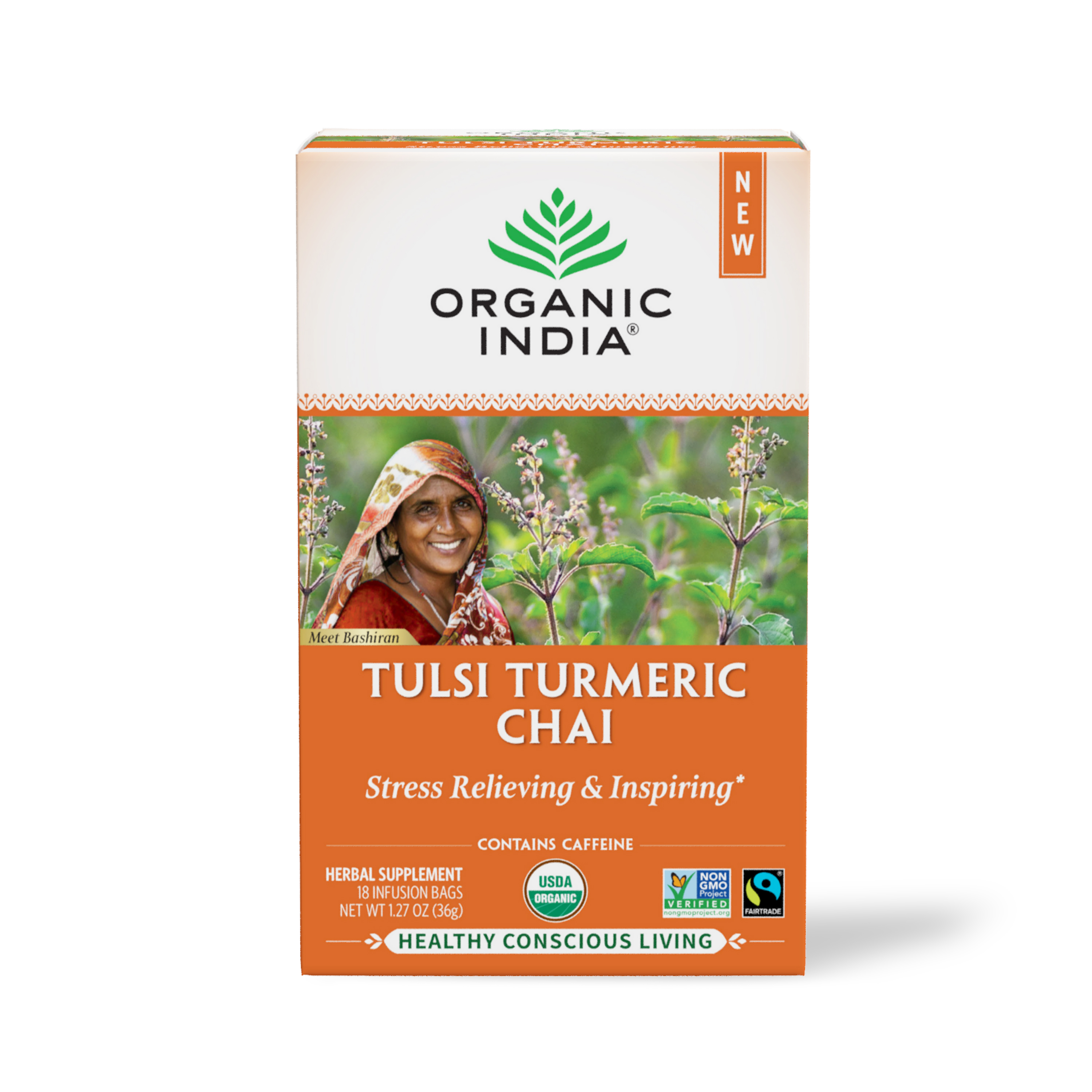 ORGANIC INDIA USA Launches Tulsi Turmeric Chai | Nosh.com